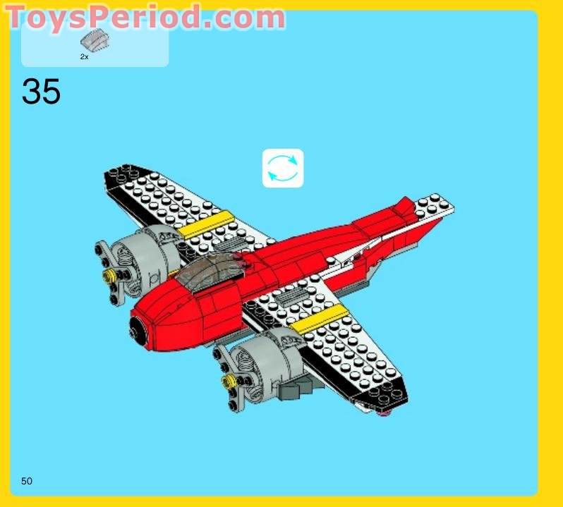 LEGO 7292 Propeller Adventures Instructions and Parts List