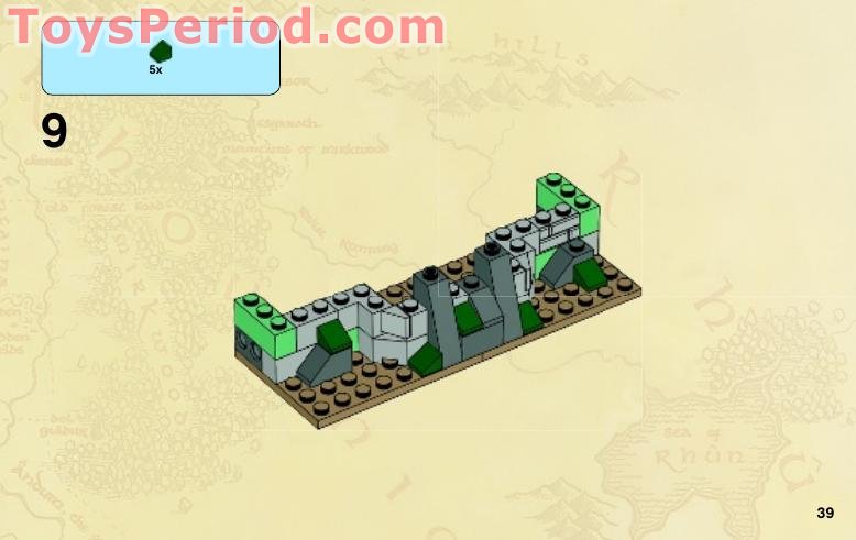 LEGO 9471 Uruk-hai Army Instructions and Parts List