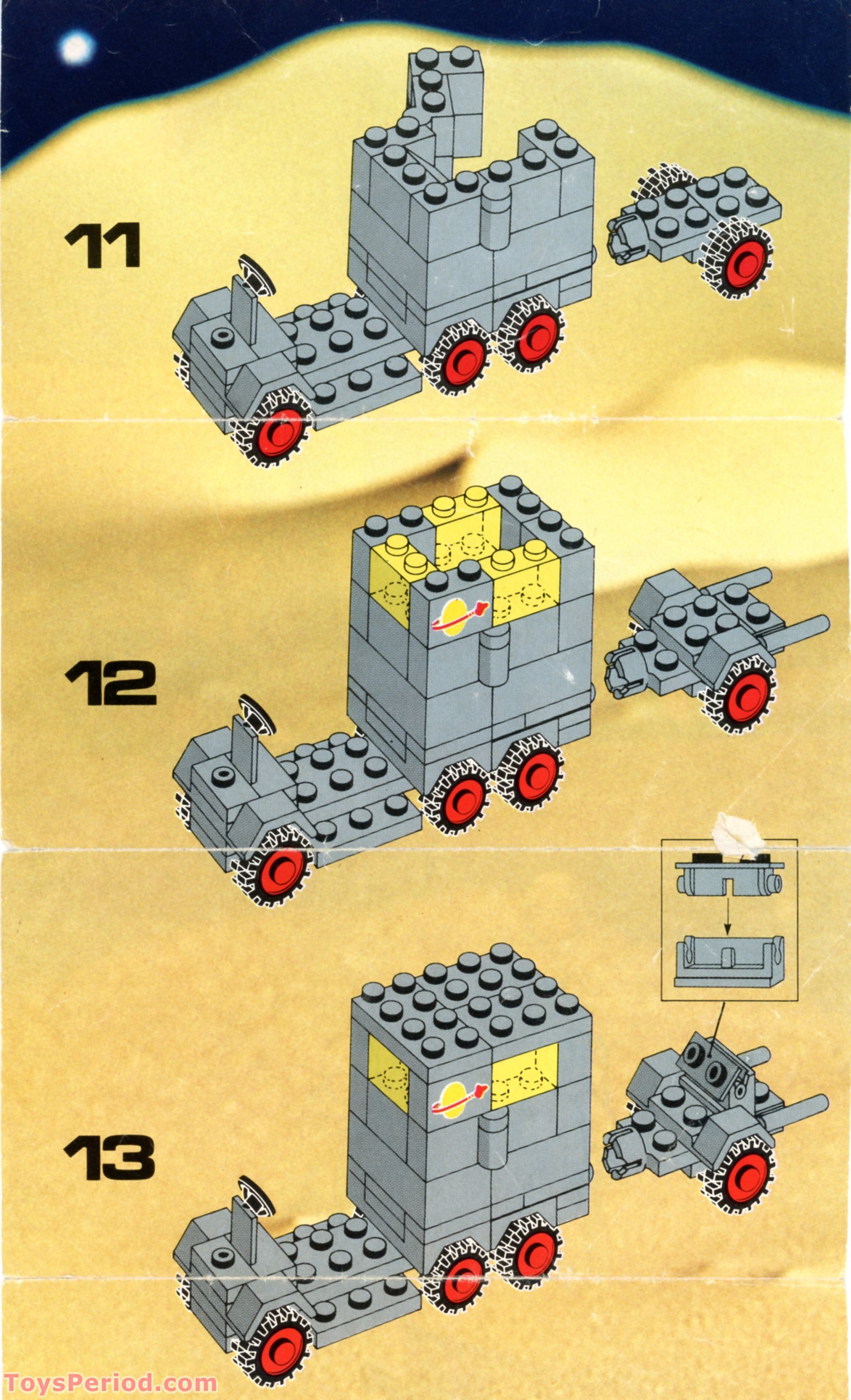 LEGO 894 Mobile Tracking Station, Non-US Version of 452 Instructions ...