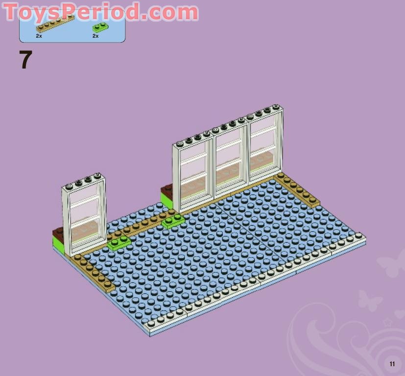 LEGO 3188 Heartlake Vet Instructions and Parts List