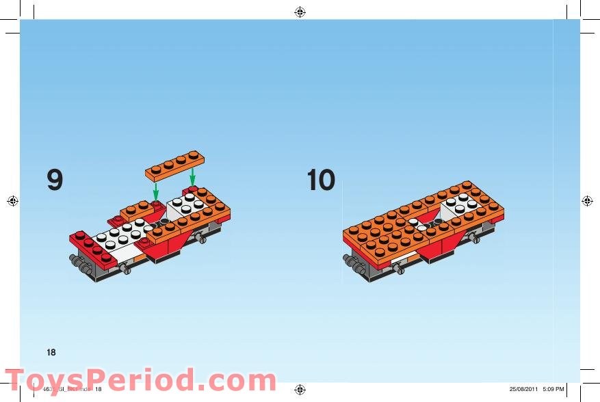 LEGO 4635 Fun with Vehicles Instructions and Parts List