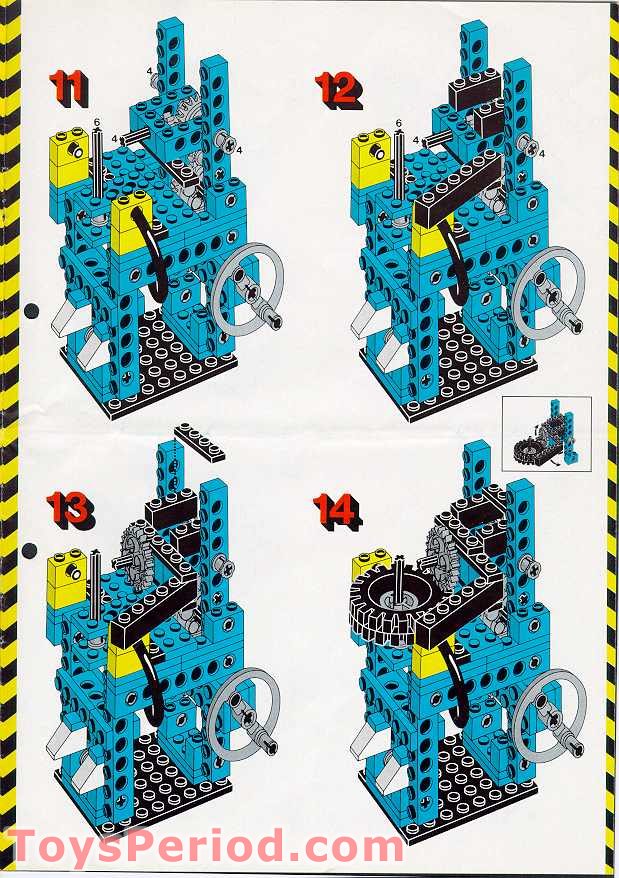 LEGO 854 Go-Kart Instructions and Parts List