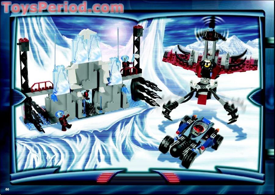 LEGO 4748 Ogel's Mountain Fortress Instructions and Parts List