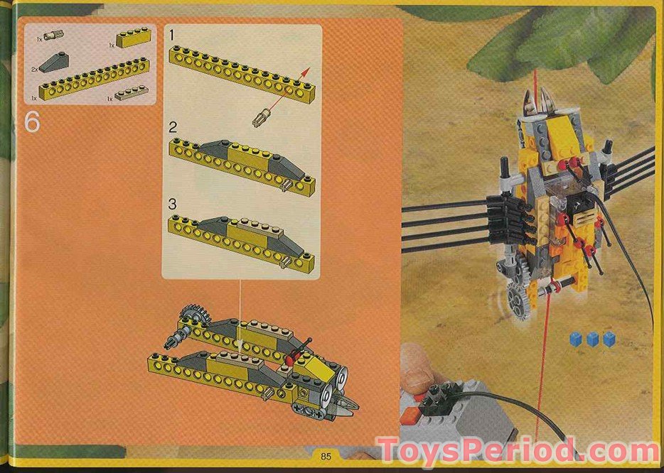 LEGO 4094 Motor Movers Instructions and Parts List