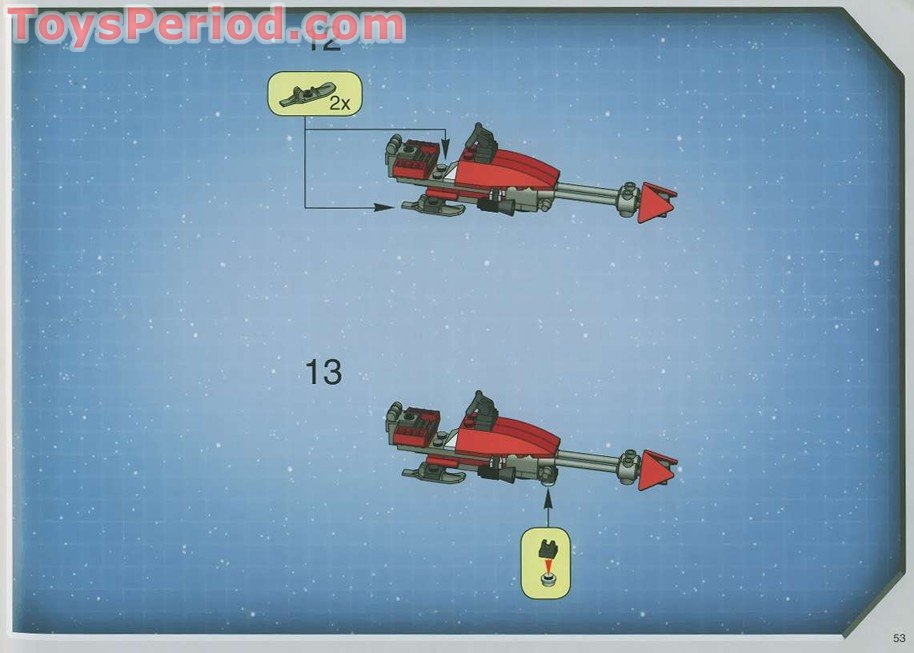 LEGO 4482 AT-TE Instructions and Parts List