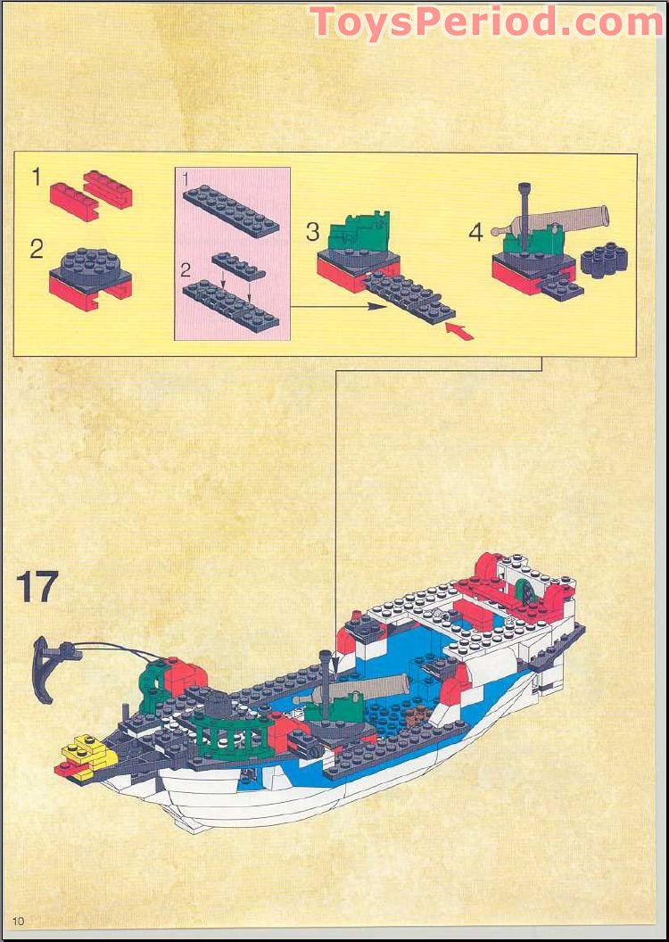 LEGO 6291 Armada Flagship Instructions and Parts List