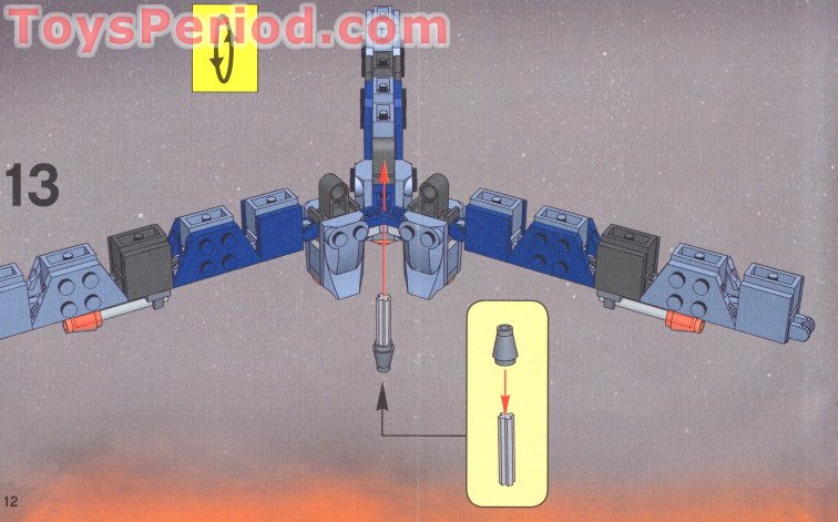 LEGO 7252 Droid Tri-Fighter Instructions and Parts List