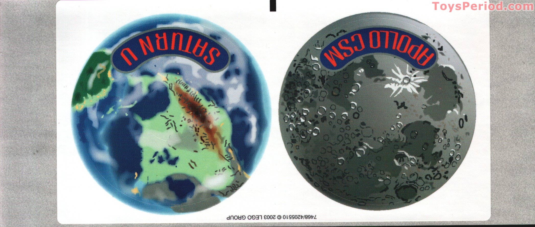 LEGO 7468 Saturn V Moon Mission Instructions and Parts List