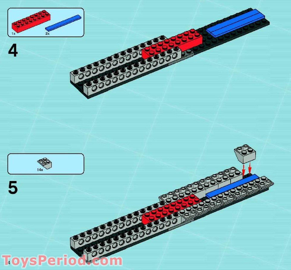 LEGO 8636 Mission 7: Deep Sea Quest Instructions and Parts List