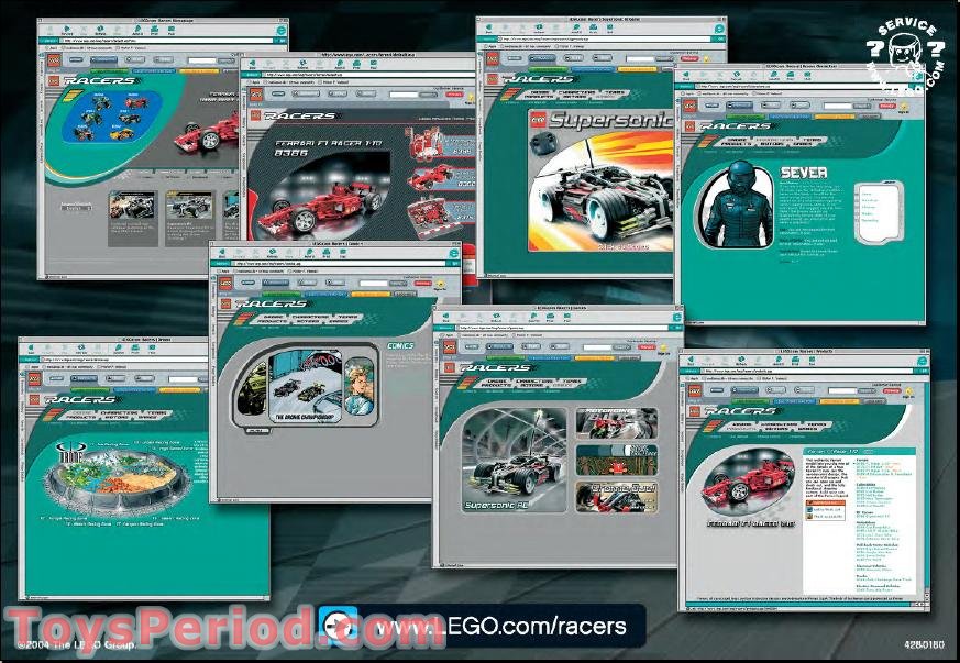 LEGO 8645 Muscle Slammer Bike Instructions and Parts List