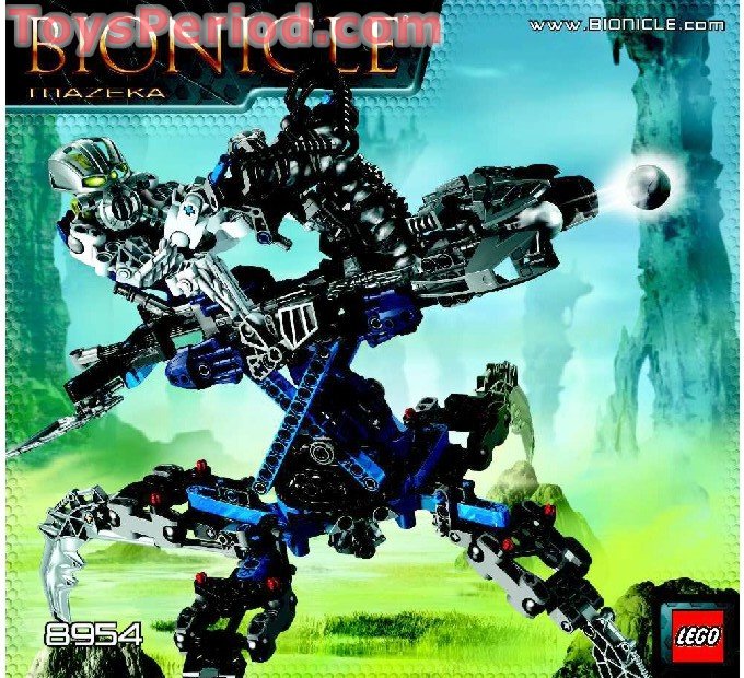 LEGO 8954 Mazeka Instructions and Parts List