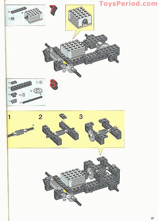 LEGO 8082 Multi Control Set Instructions and Parts List