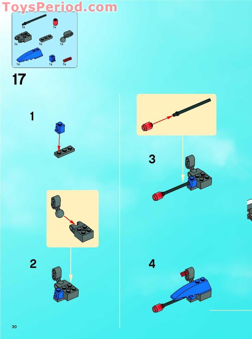 LEGO 8118 Hybrid Rescue Tank Instructions and Parts List