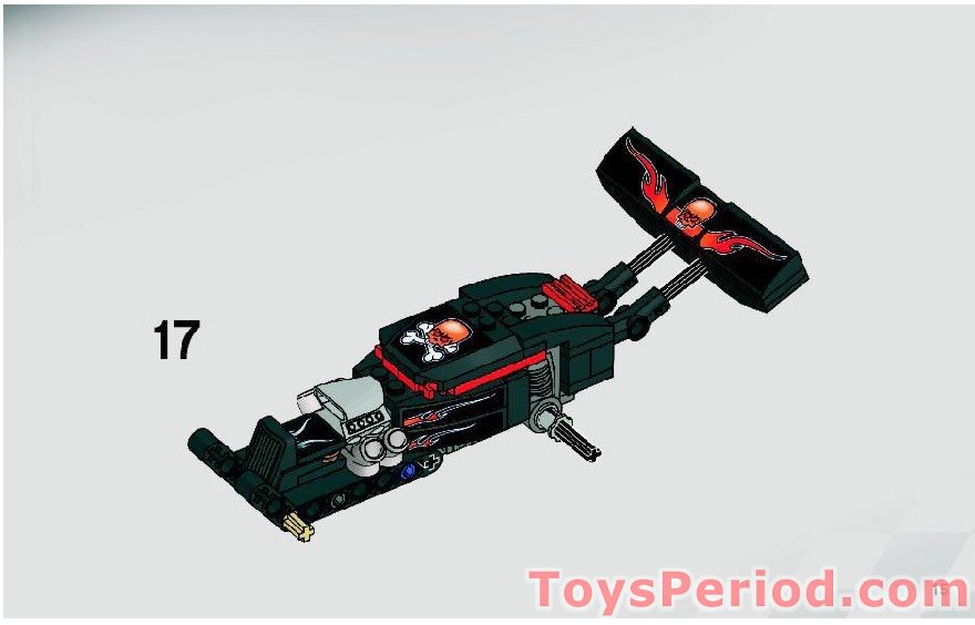 LEGO 8164 Extreme Wheelie Instructions and Parts List