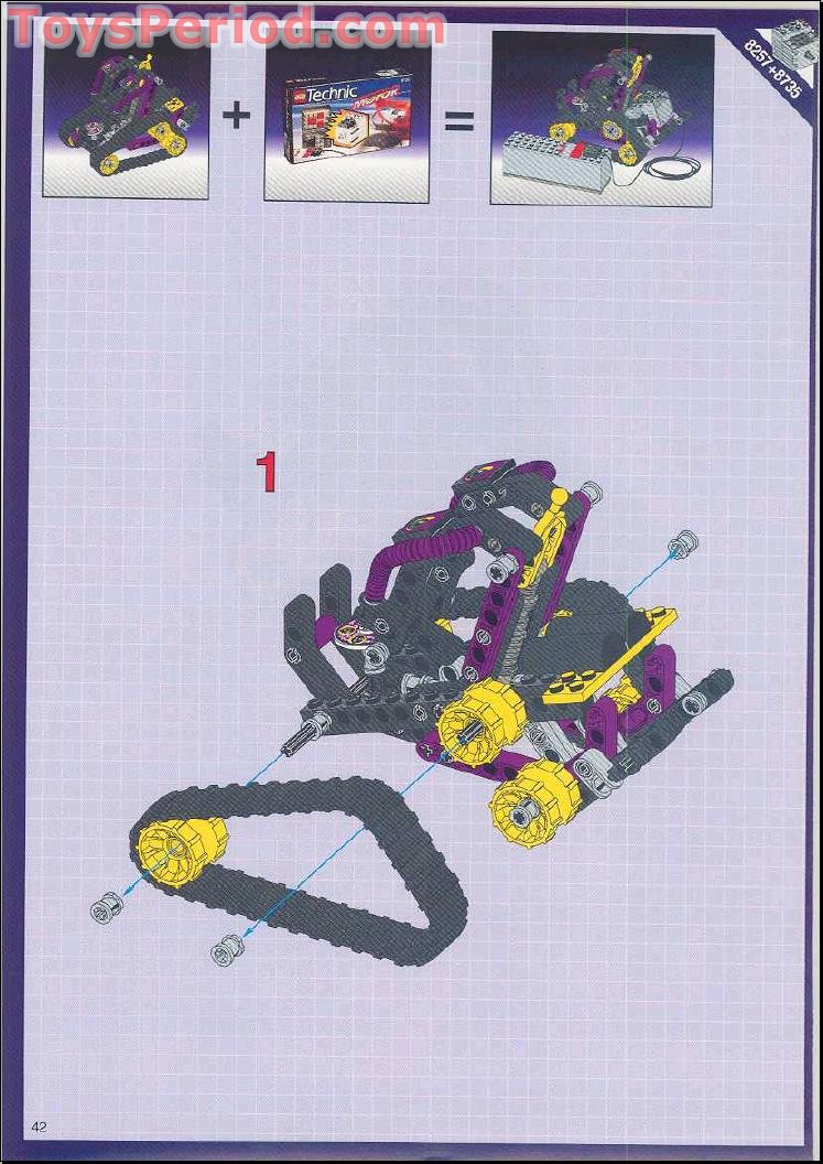 LEGO 8257 Cyber Strikers Instructions and Parts List