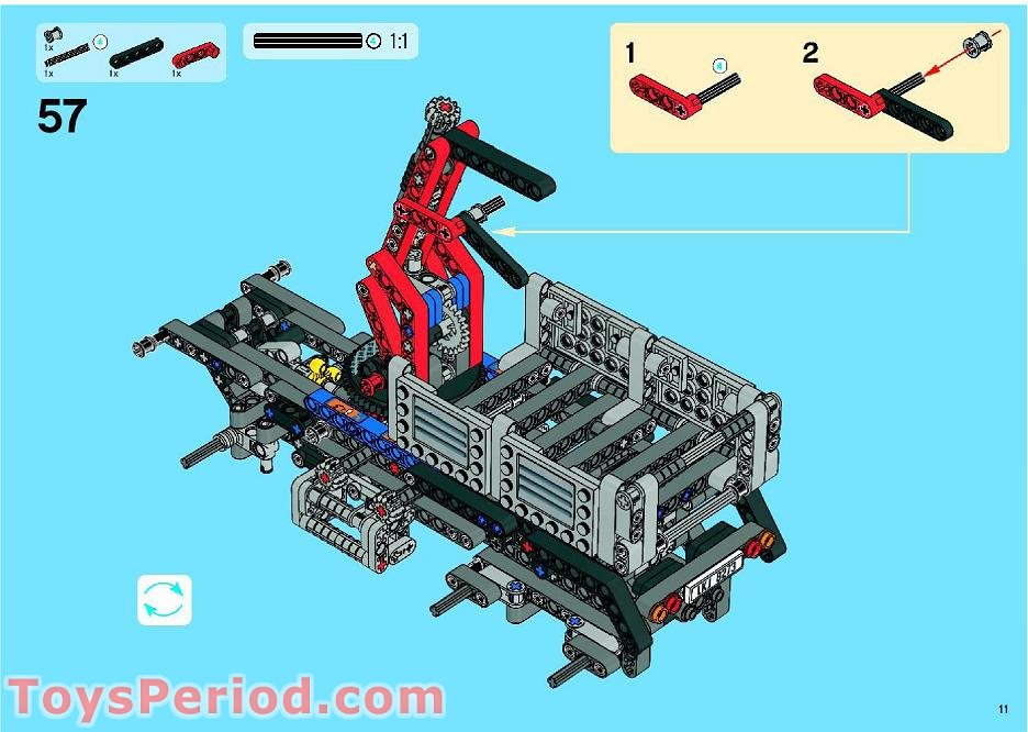 LEGO 8273 Off Road Truck Instructions and Parts List