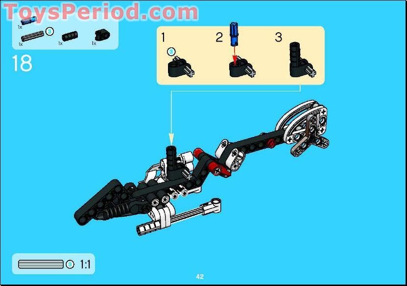 LEGO 8433 Cool Movers Instructions and Parts List