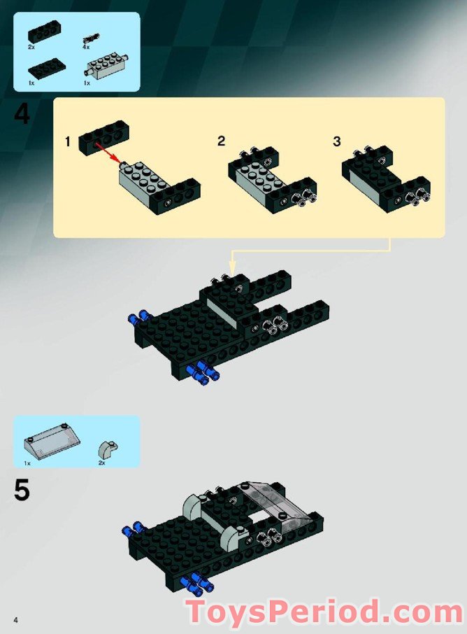 LEGO 8496 Desert Hammer Instructions and Parts List