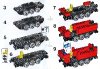 LEGO 7725 Electric Passenger Train Instructions and Parts List