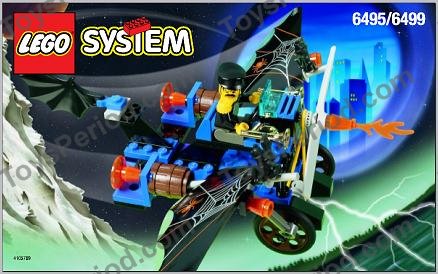 LEGO 6499 Time Tunnelator Instructions and Parts List