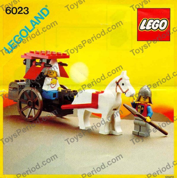 LEGO 6023 Maiden's Cart Instructions and Parts List