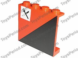 LEGO Sets with Part 4215apb01 Panel 1 x 4 x 3 with Diagonal 1/2 Black ...