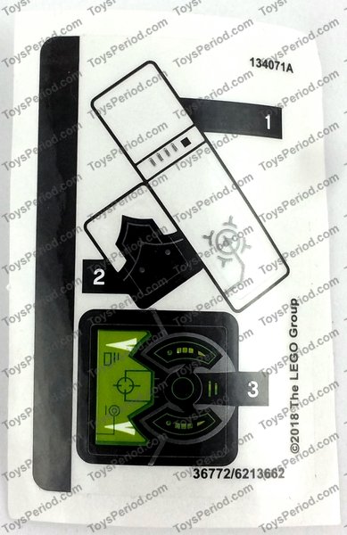 LEGO Sets with Part 72002stk01 Sticker Sheet for Set 72002 - (36772/ ...