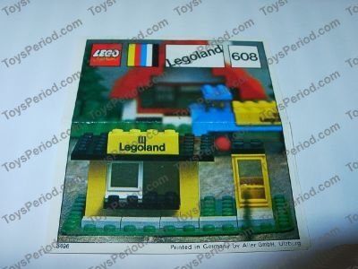LEGO 608-1 Kiosk Instructions and Parts List