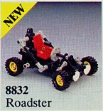 LEGO 8832 Roadster Instructions and Parts List
