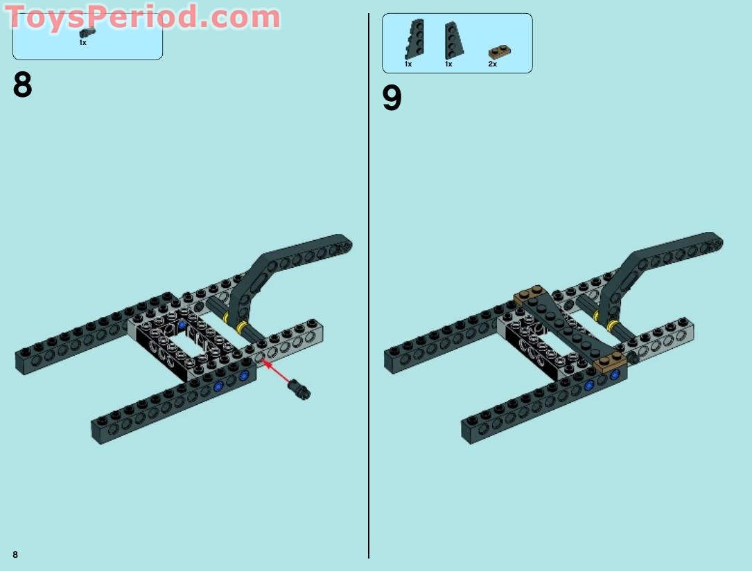 LEGO 70005 Laval's Royal Fighter Instructions and Parts List