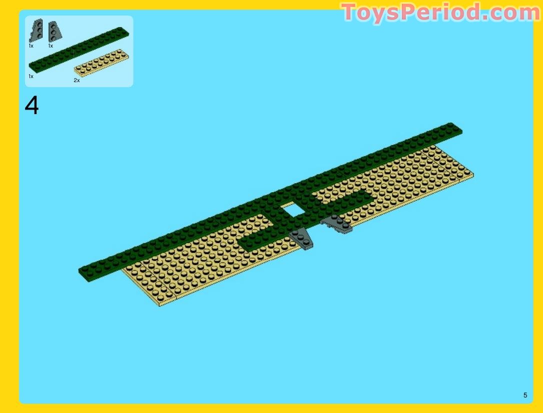 LEGO 10226 Sopwith Camel Instructions and Parts List