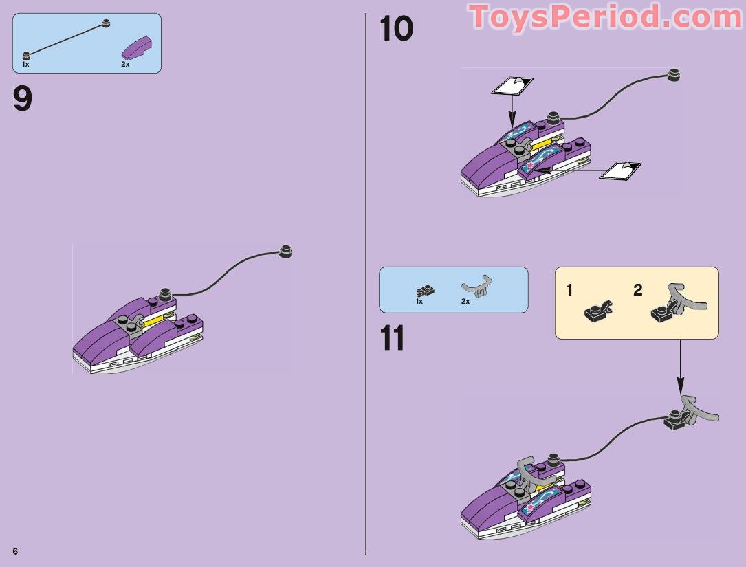 LEGO 41015 Dolphin Cruiser Instructions and Parts List