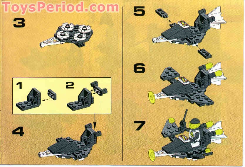 LEGO 1891 4 Set Value Pack Instructions and Parts List