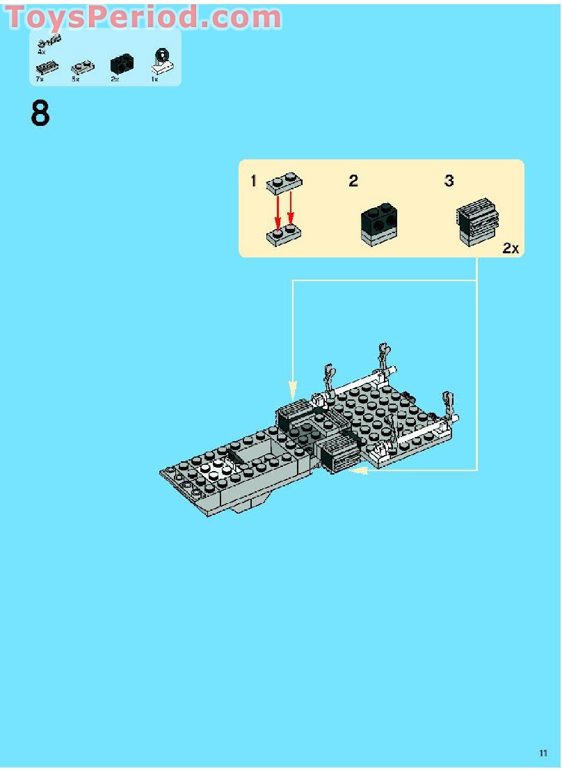 LEGO 10191 Star Justice Instructions and Parts List