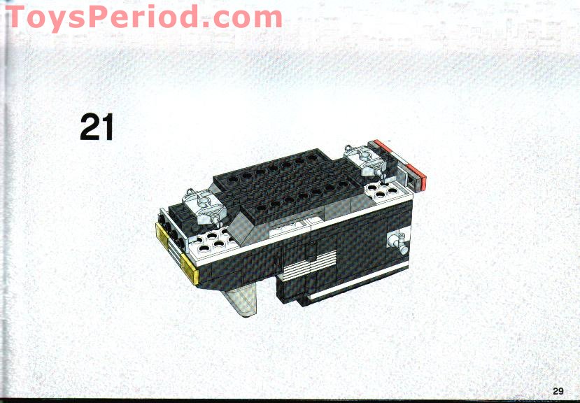 LEGO 7033 Armored Car Action Instructions and Parts List