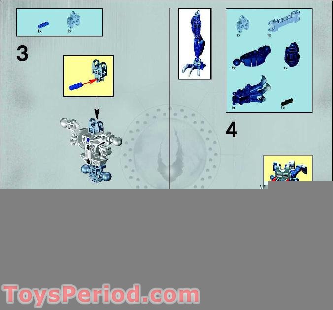 LEGO 8626 Irnakk Instructions and Parts List