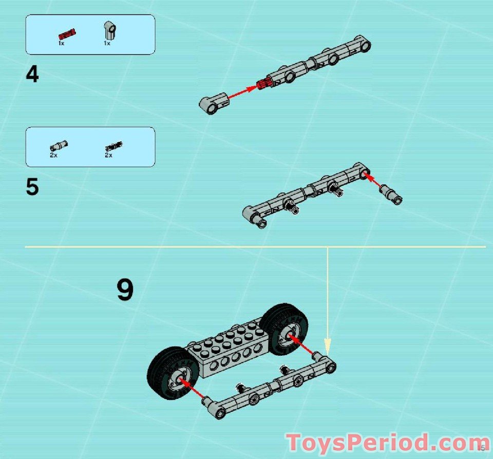LEGO 8632 Mission 2: Swamp Raid Instructions and Parts List