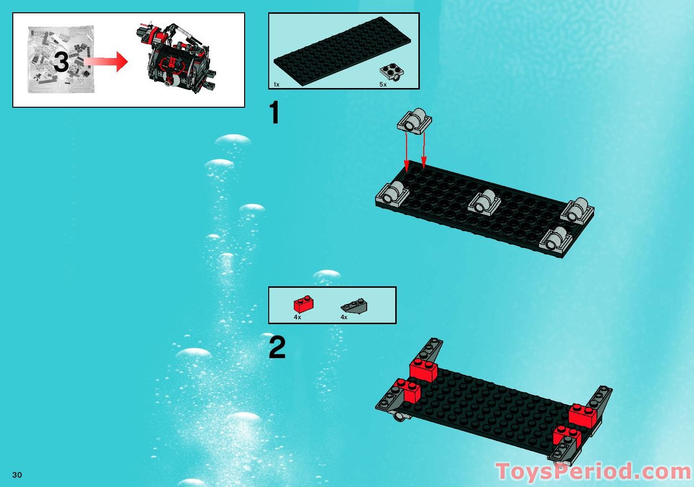 LEGO 8927 Toa Terrain Crawler Instructions and Parts List