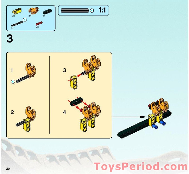 LEGO 8998 Toa Mata Nui Instructions and Parts List
