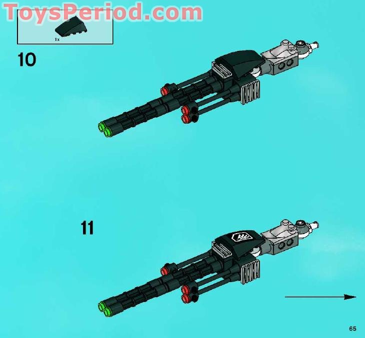 LEGO 8106 Aero Booster Instructions and Parts List