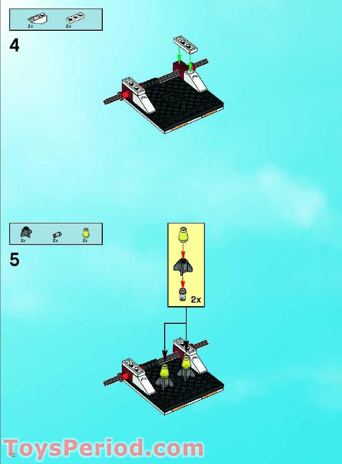 LEGO 8107 Fight for the Golden Tower Instructions and Parts List