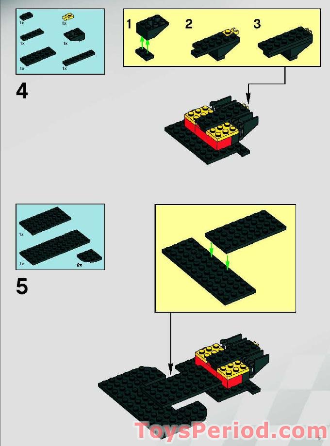 LEGO 8143 Ferrari 1:17 F430 Challenge Set Parts Inventory and ...