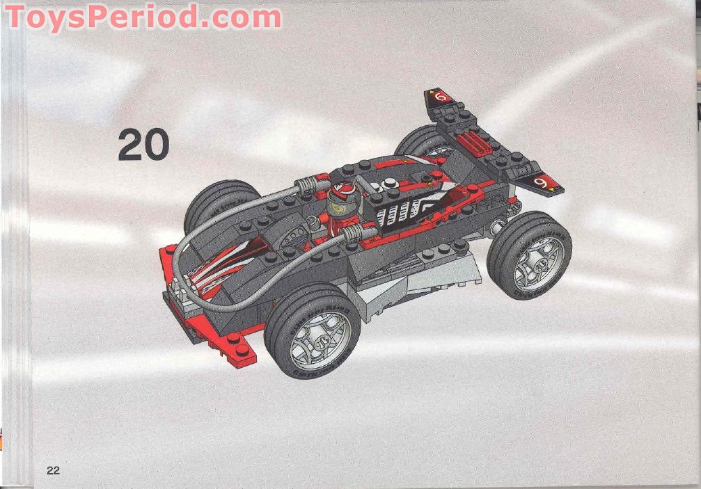 LEGO 8357 Zonic Strike Instructions and Parts List