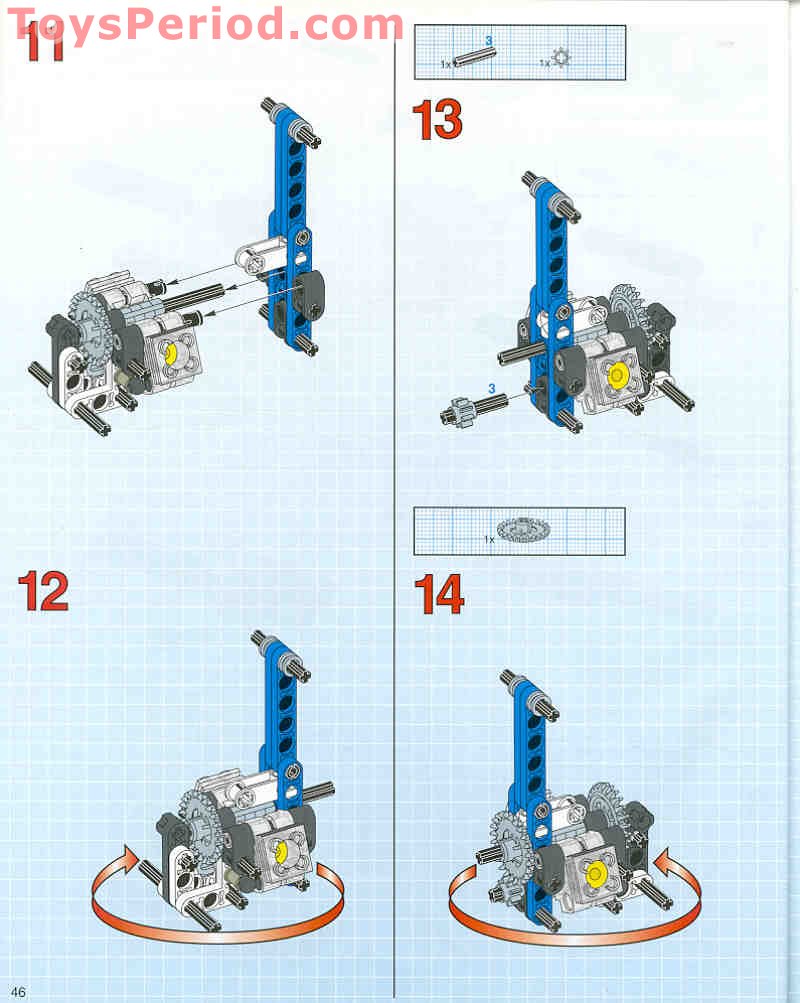 LEGO 8417 Mag Wheel Master Instructions and Parts List