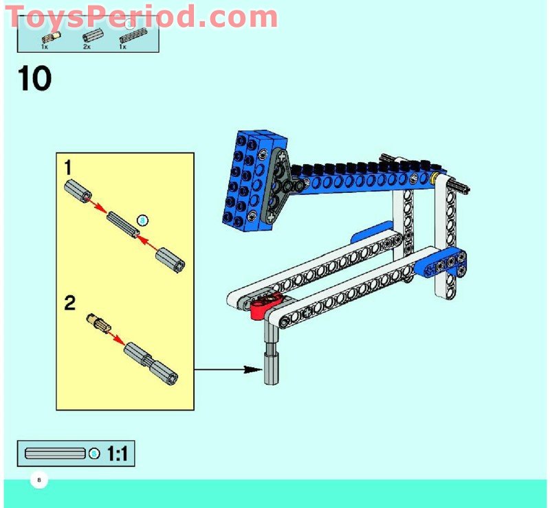 LEGO 9686-1 Simple and Motorized Mechanisms Base Set Instructions and ...