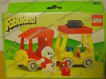 LEGO 3641 Car and Camper Set Parts List