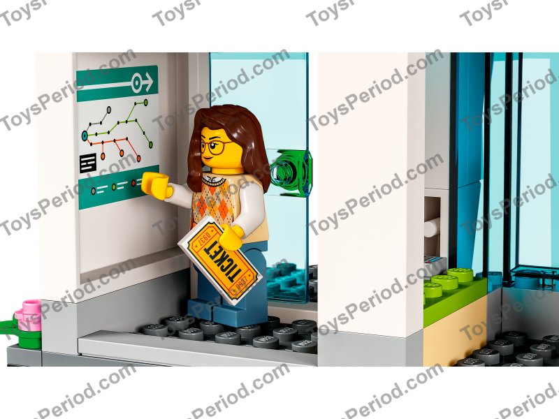 LEGO 60335 Train Station Set Parts List