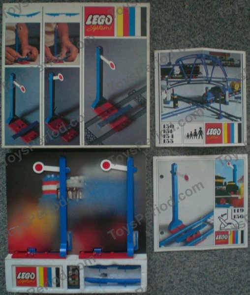 LEGO 156-1 2 Signals with Automatic Stop or Go Attachment Instructions ...