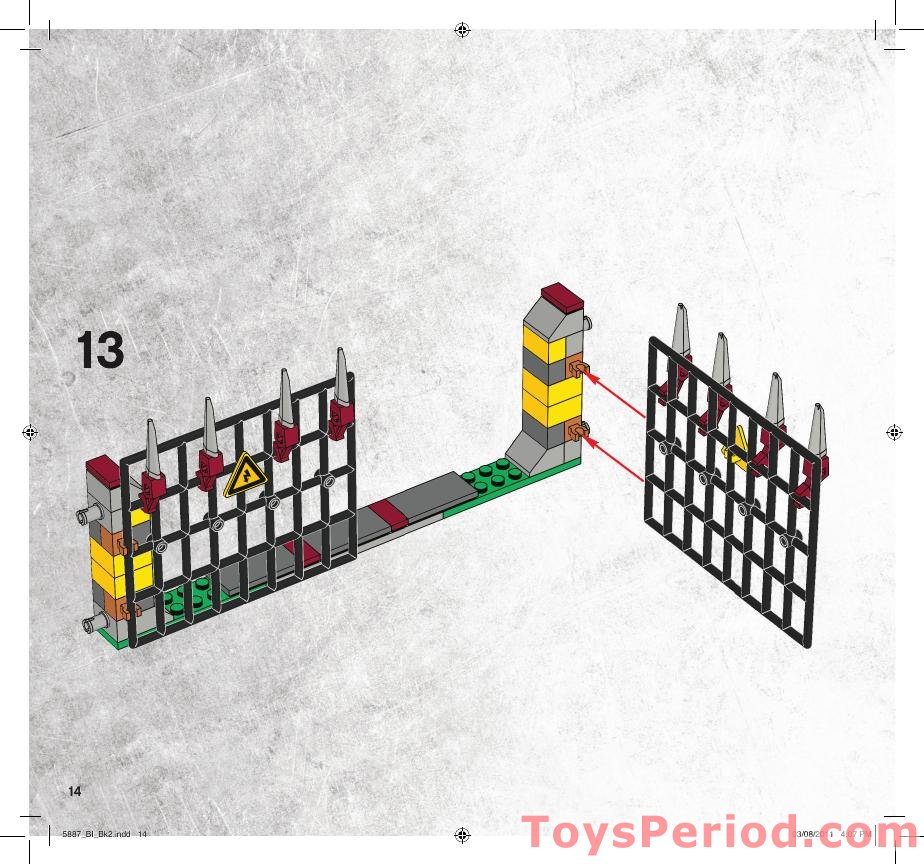 LEGO 5887 Dino Defense HQ Instructions and Parts List