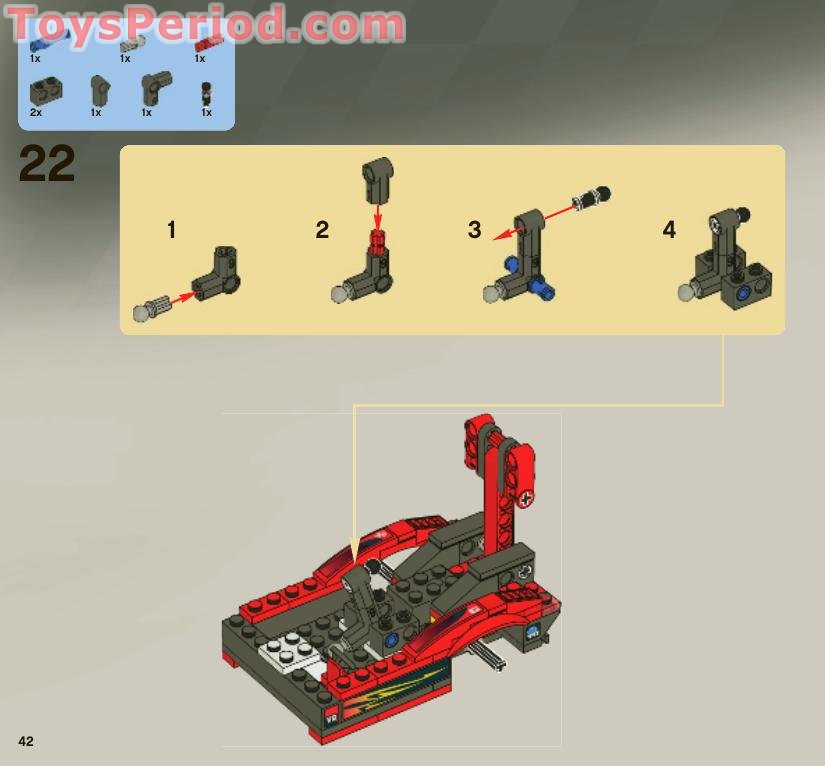 LEGO 8898 Wreckage Road Instructions and Parts List